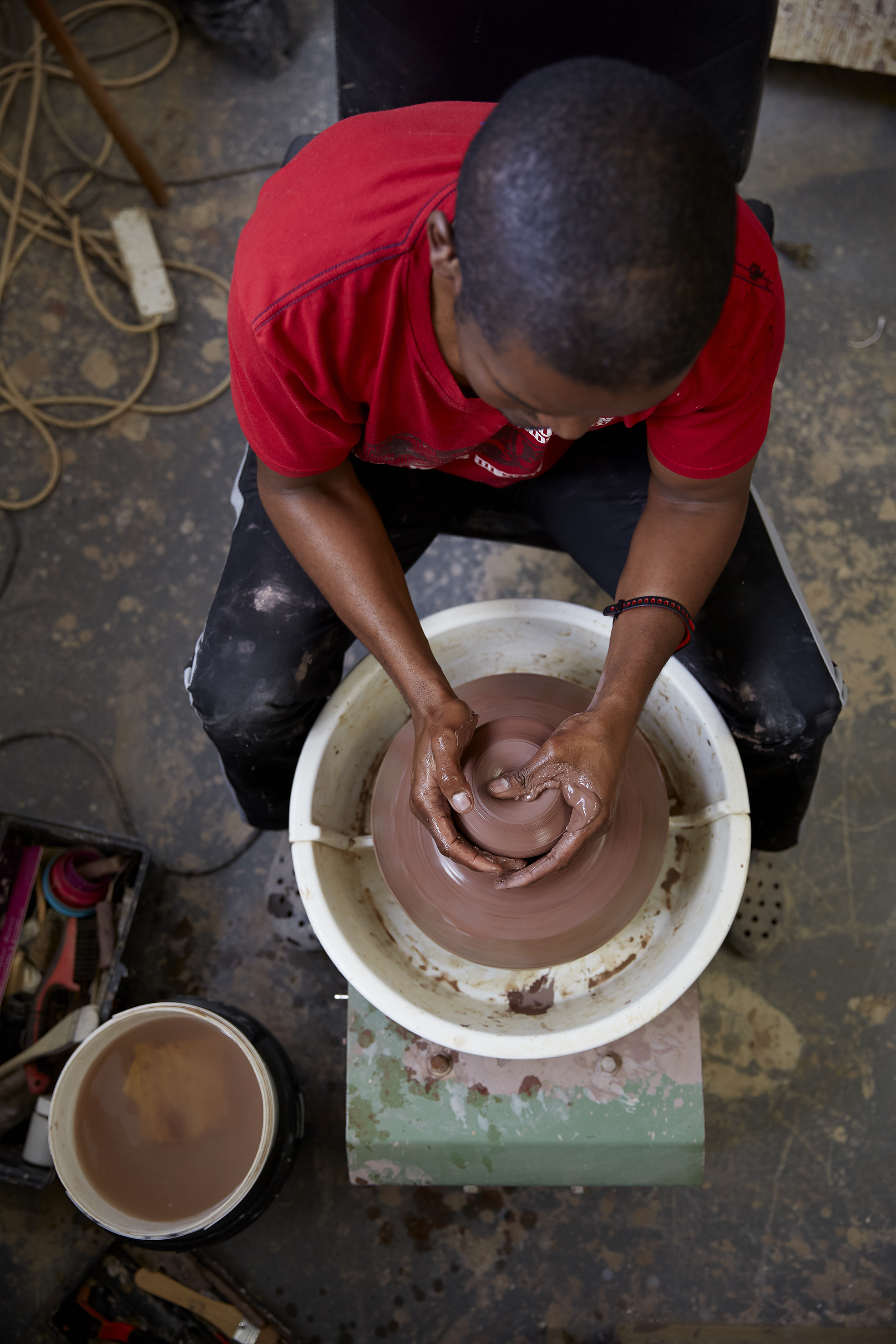 Chuma Maweni Hand-Thrown Ceramics, Furniture, Xigera Safari Lodge, Botswana