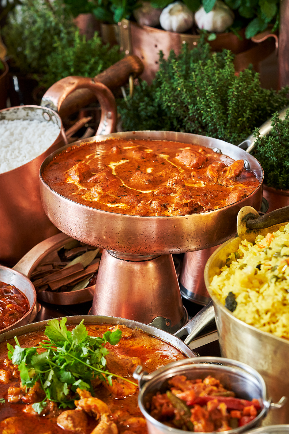 Curry Buffet at The Oyster Box, Umhlanga, South Africa